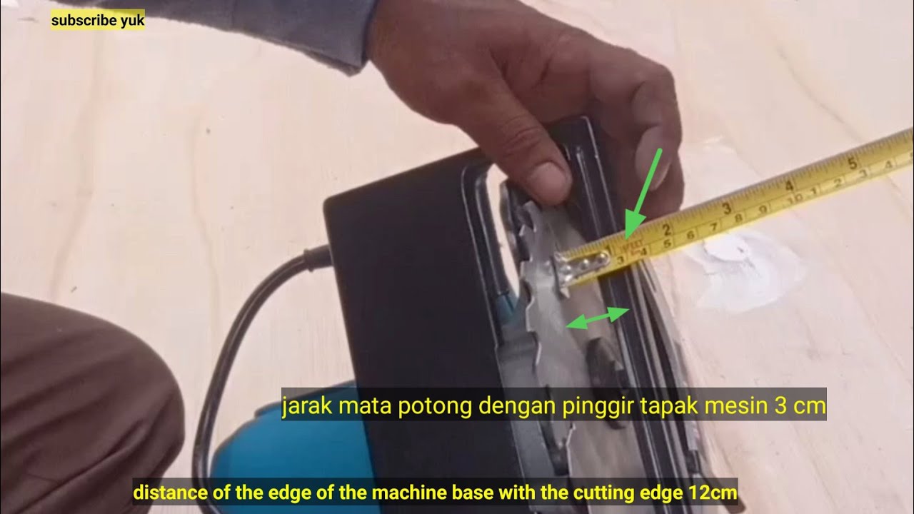 cara potong triplek lurus dan rapi (how to cut plywood straight and neat)