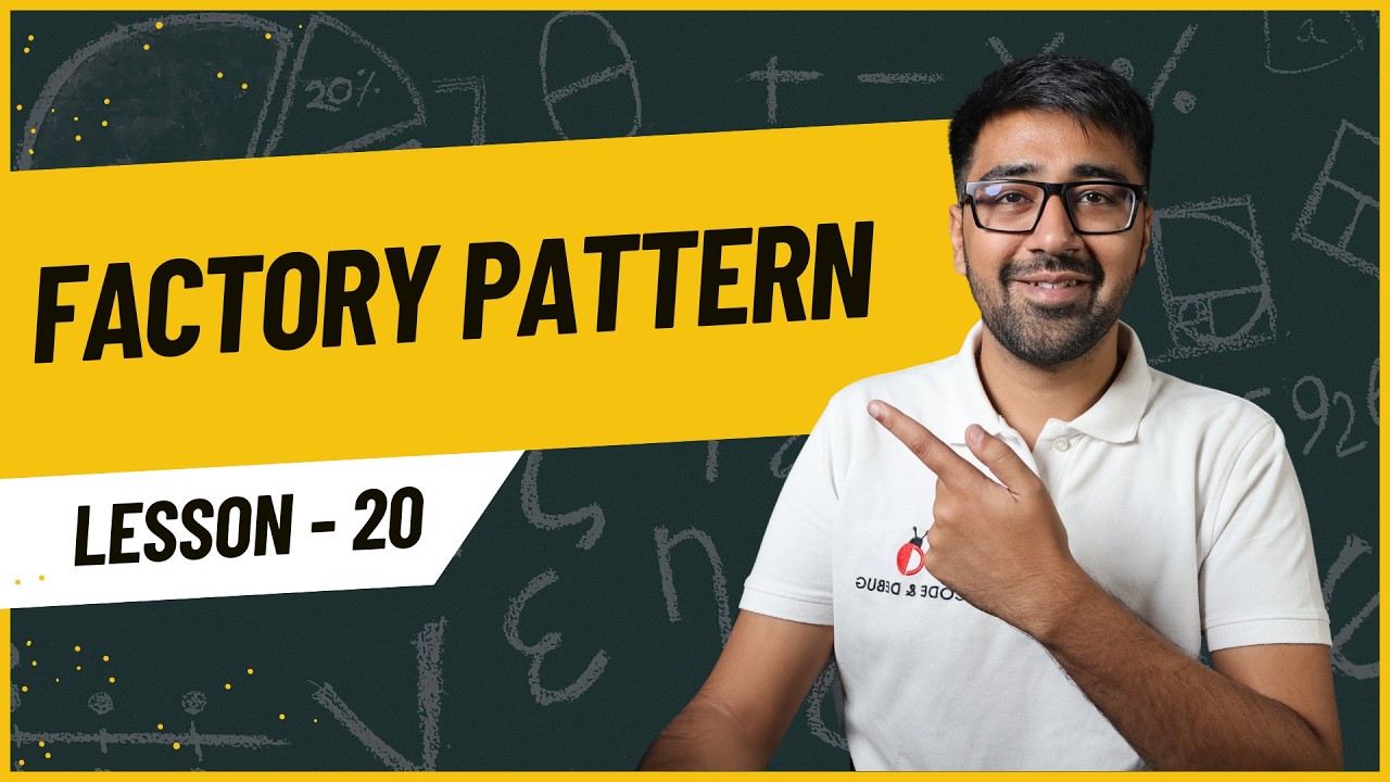 Factory Design Pattern Explained with Python Example | Low Level Design - Lesson 20