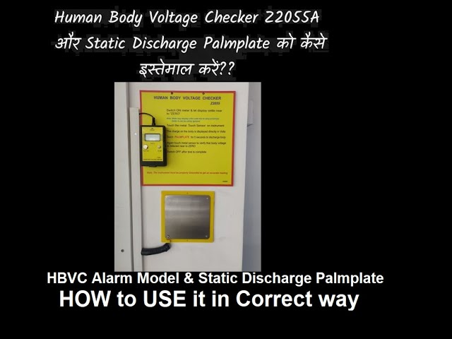 ESD Testing & Measurement Equipment - Human Body Voltage Checker with ...