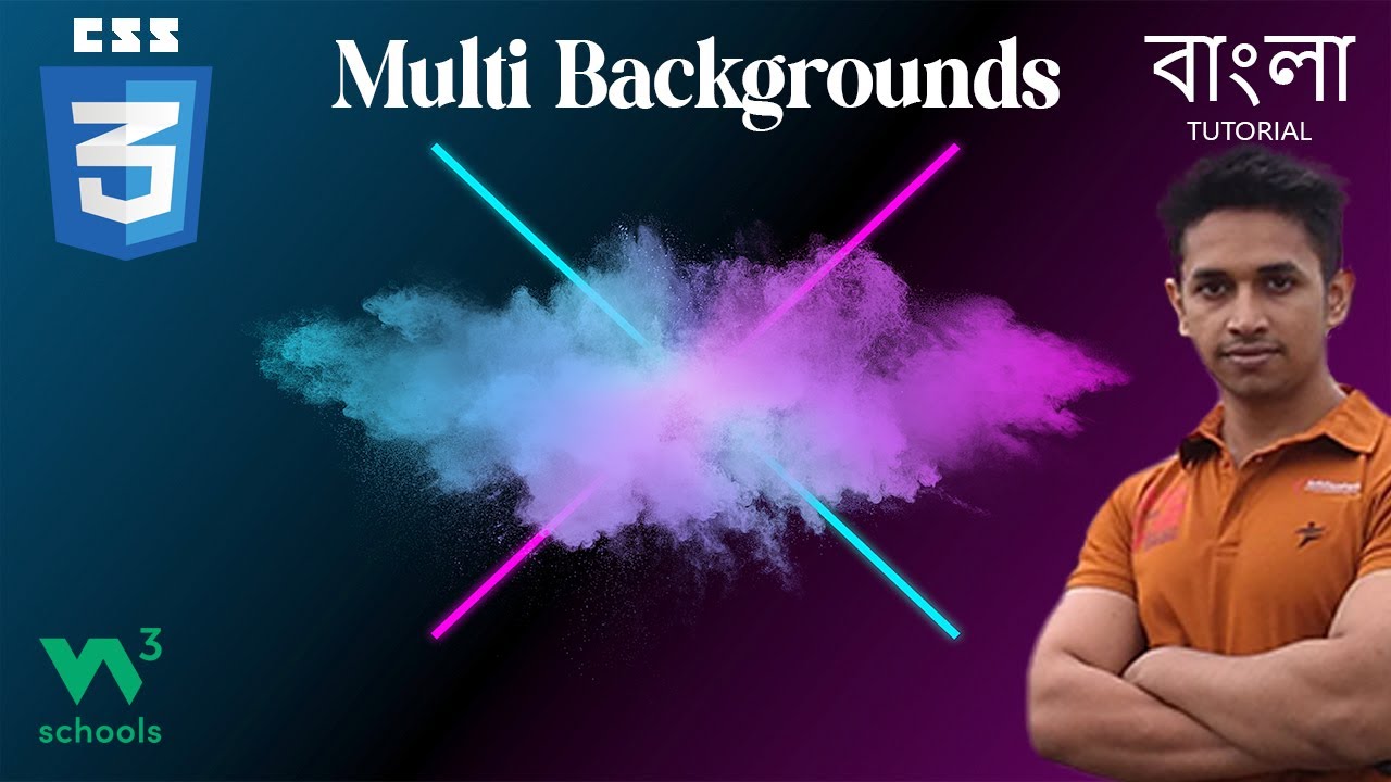 Advance CSS |  Multiple Backgrounds | Bangla Tutorial