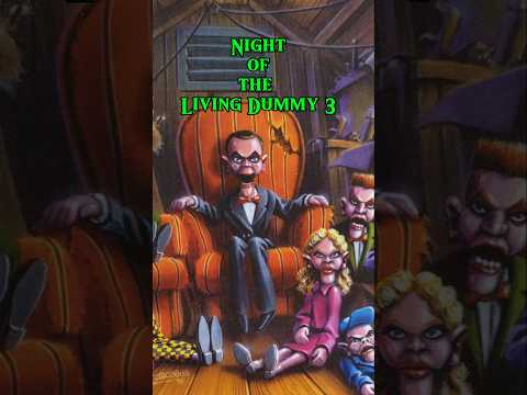 Night of the Living Dummy 3 Painting #shorts #goosebumps #painting #vibes #art #howtopaint