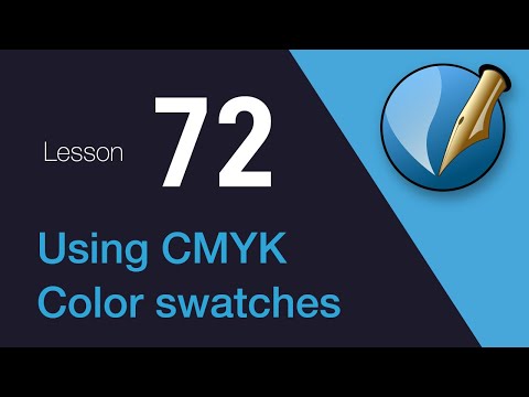 72) Using CMYK Color swatches in Scribus