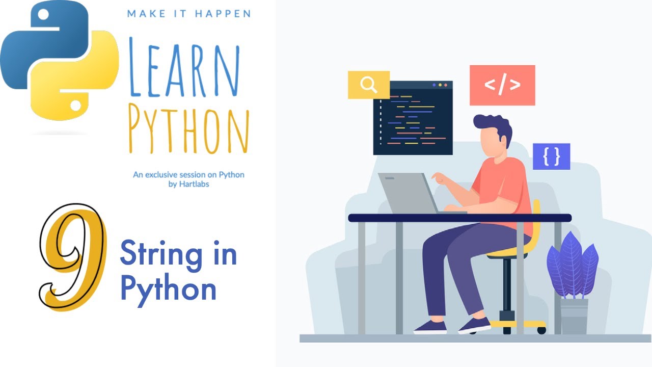 9.Strings in Python | String Slicing | String Functions | Python for Beginners