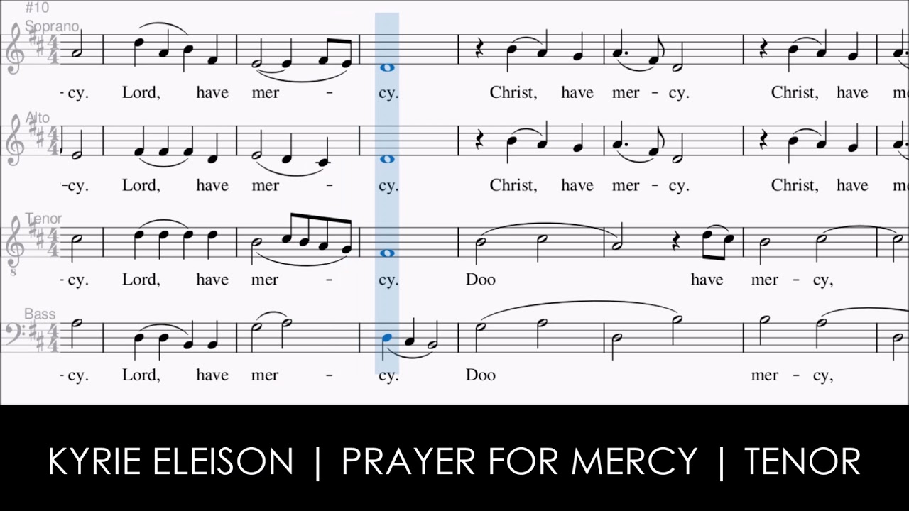 Lord, Have Mercy | As We Prepare | Tenor