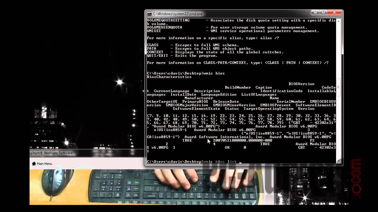 WMIC - Command Line - Windows 7