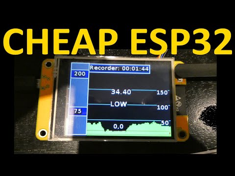 ESP32 2432-S028 Dev Board with LCD, Touch, SD, Audio and more. Working Code! CHEAP