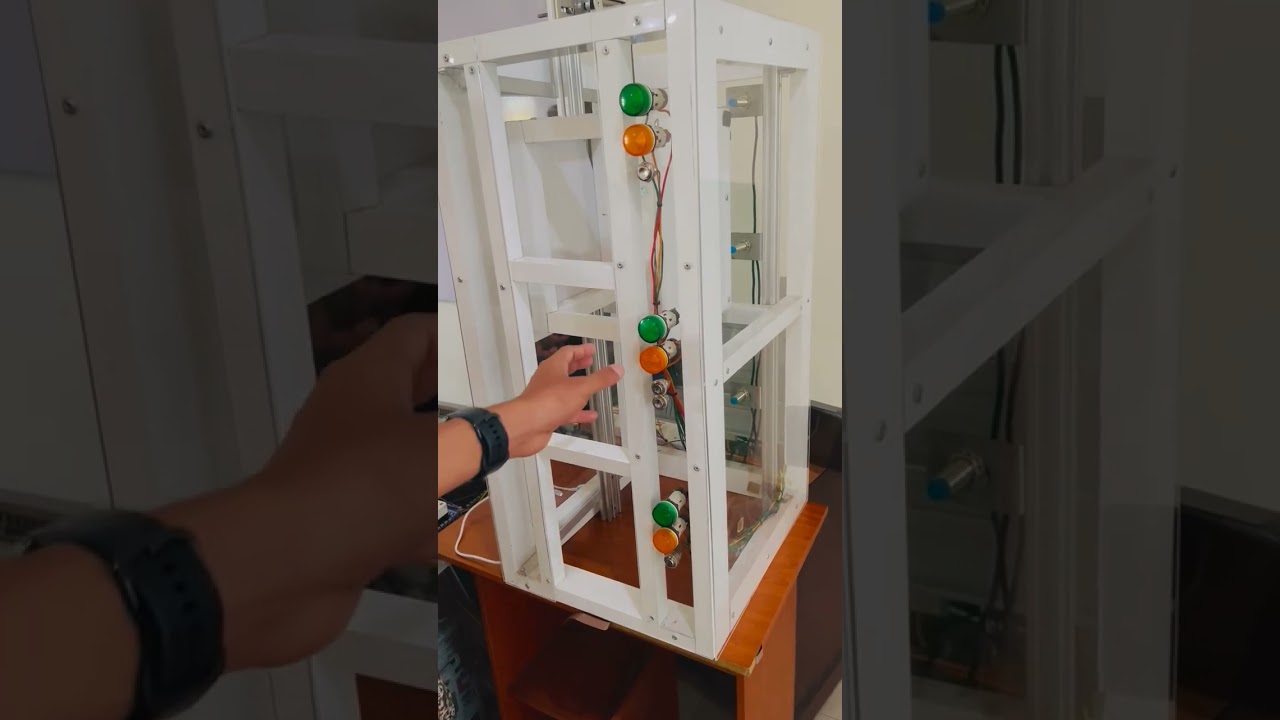 elevator project PLC practical #elevator #plc #project #practical #viral #shorts #10M #views