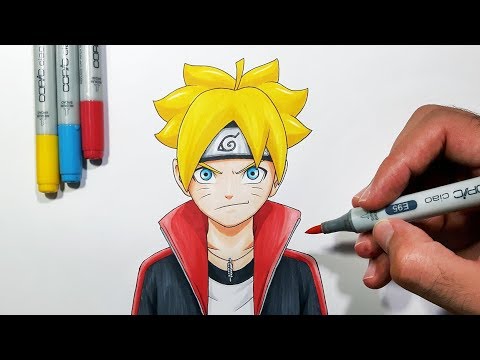 How To Draw BORUTO Uzumaki – Step By Step Tutorial! | Anthony G. Blanton