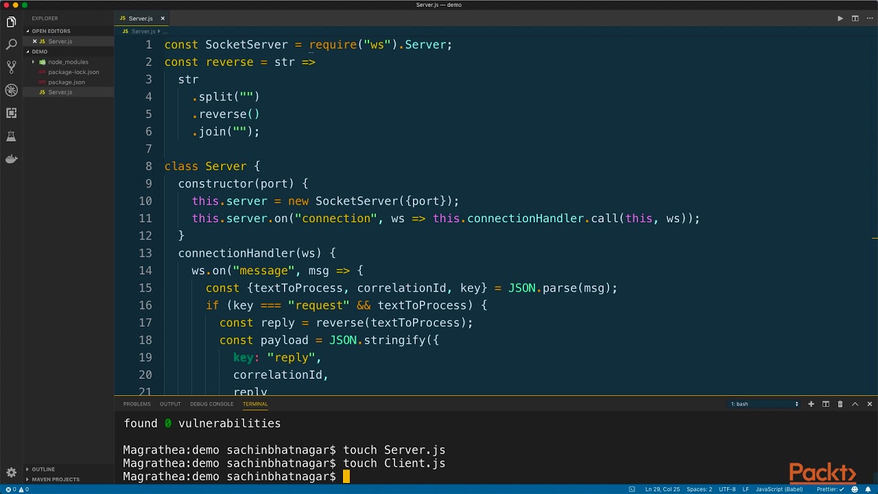 Node.js Design Patterns: Request – Reply |packtpub.com