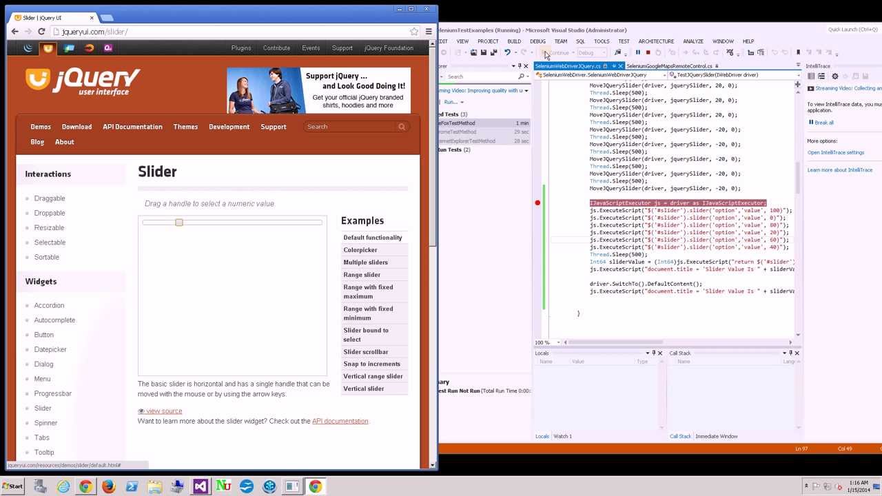 Selenium - Invoking JavaScript Using Web Driver