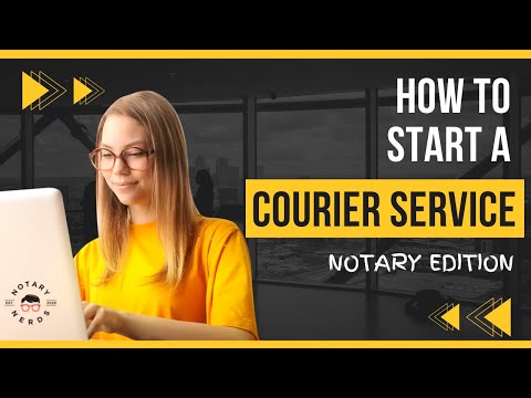 How to Start a Courier Service (Notary Edition)