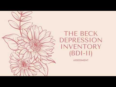 Lesson 15: THE BECK DEPRESSION INVENTORY-II (BDI-II)