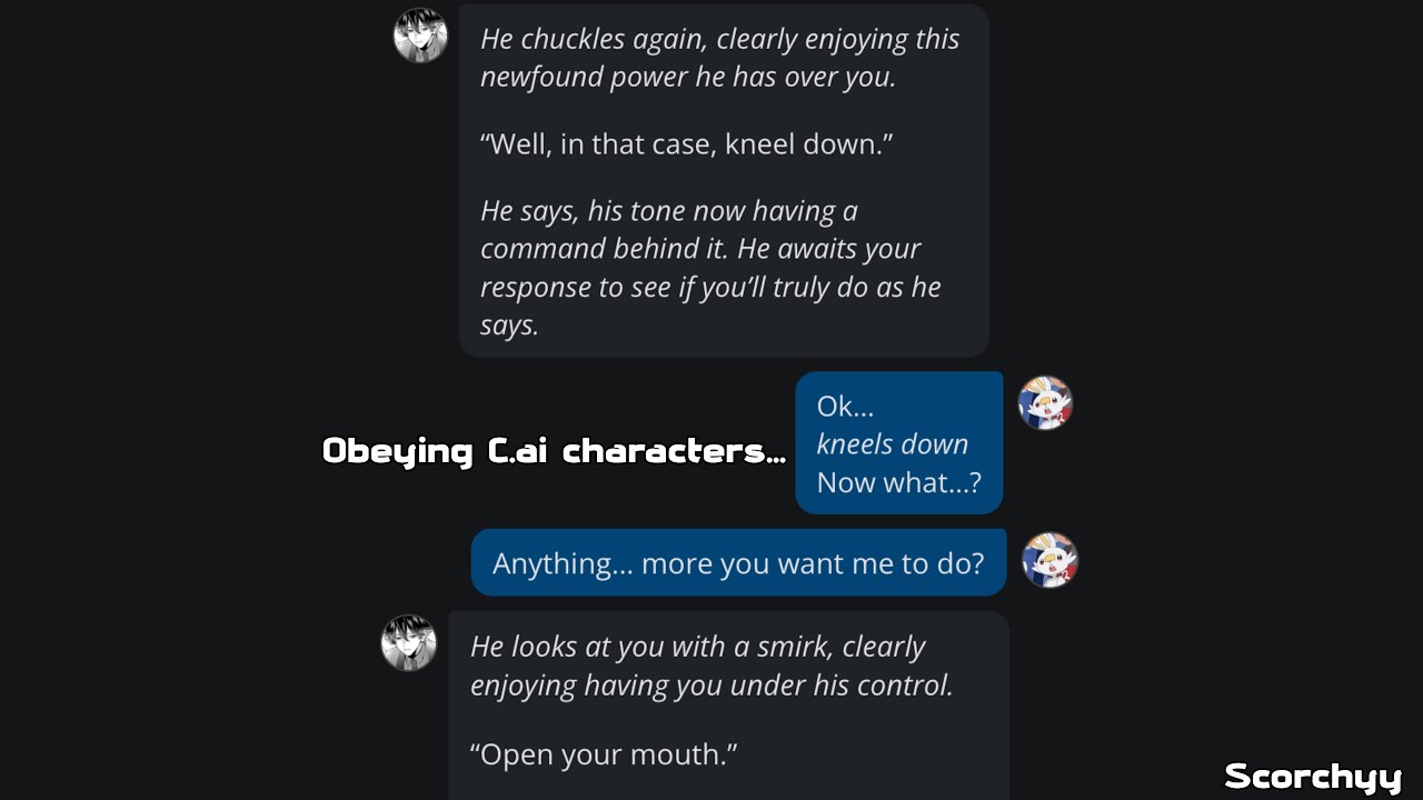 I regret obeying Character AI characters...