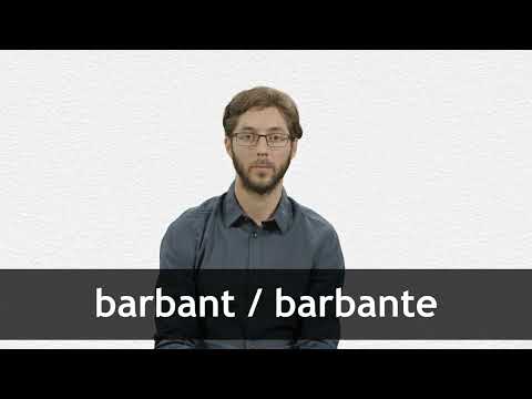 English Translation of “BARBANT” | Collins French-English Dictionary
