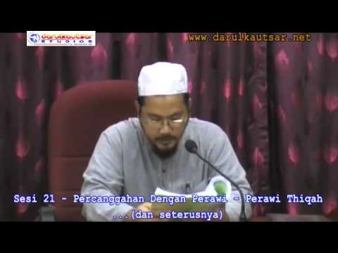 Sesi 21 – Percanggahan Dengan Perawi-Perawi Thiqah, Al-Mudraj – hadith ...