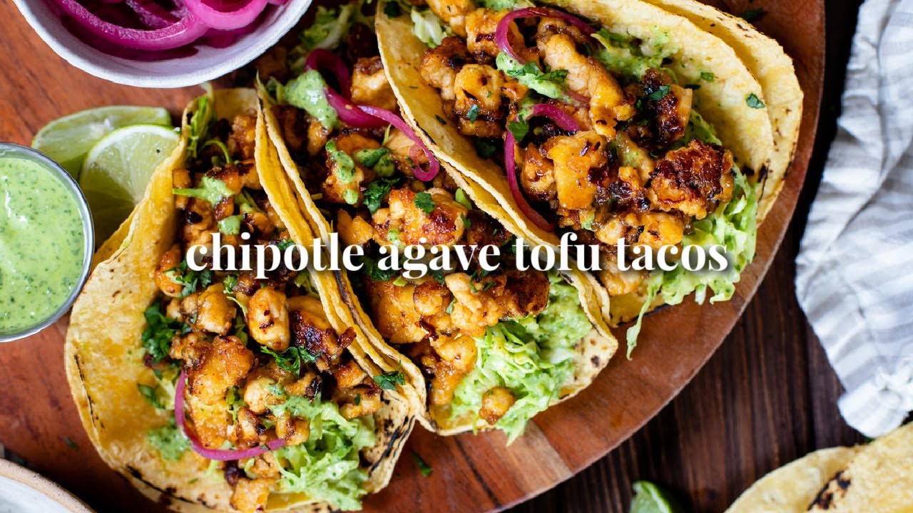 Chipotle Agave Tofu Tacos | This Savory Vegan