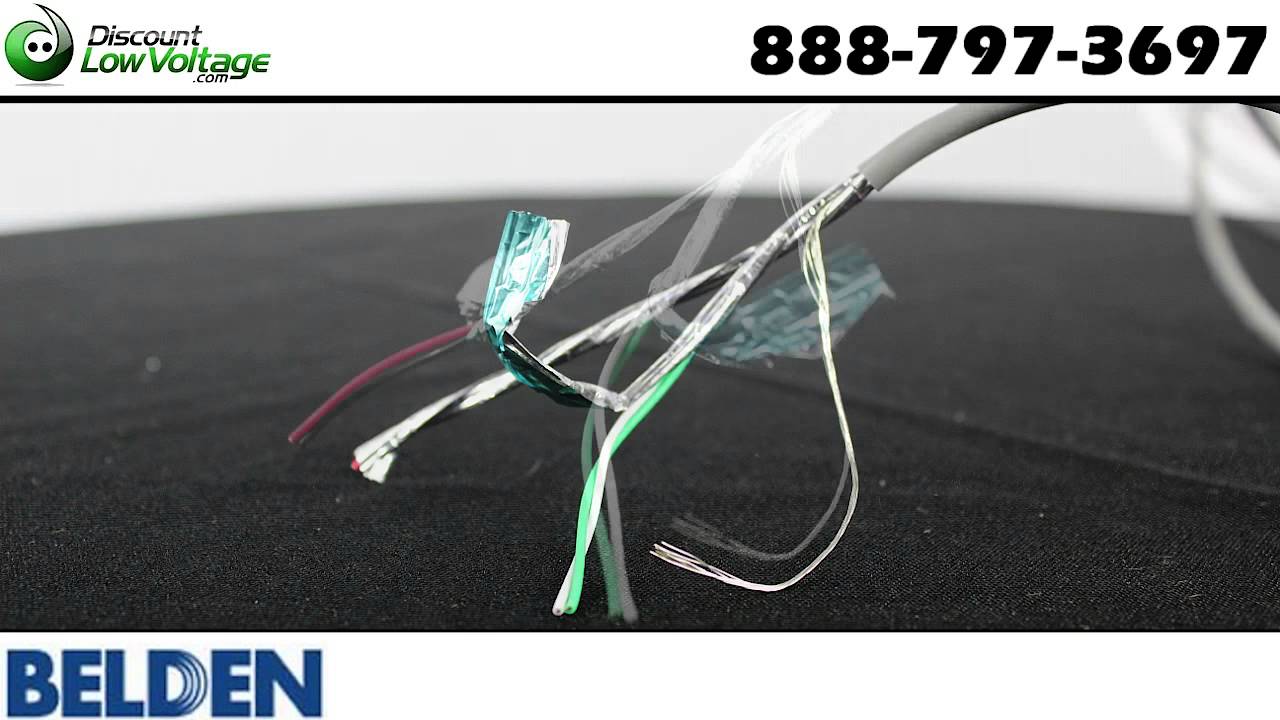 Belden 8723 2 pair 22awg Individually Shielded wire and cable