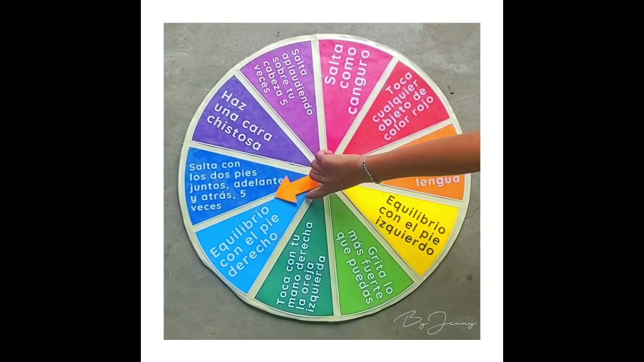 RULETA DE COLORES SOBRE SEGUIR INSTRUCCIONES PARA NIÑOS | By Jenny ❤
