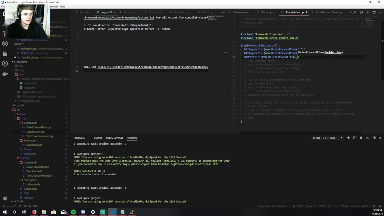 WPILib Command-based robot #1