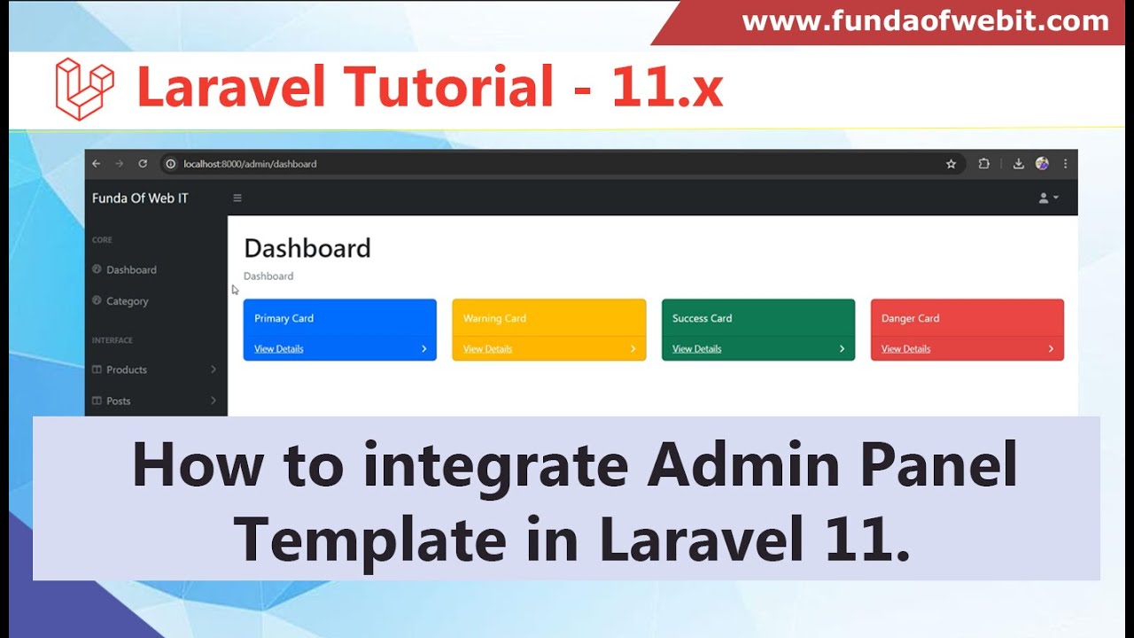 Integrating an Admin Panel in Laravel 11: A Step-by-Step Guide | Galaxy.ai
