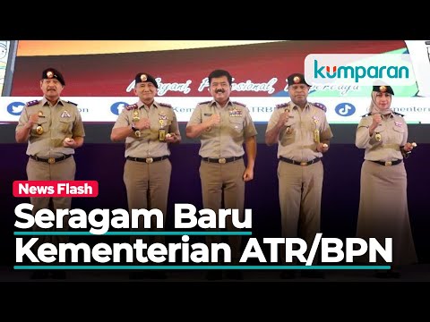 Seragam Baru Kementerian ATR/BPN Diberi Baret dan Pangkat Agar Lebih ...