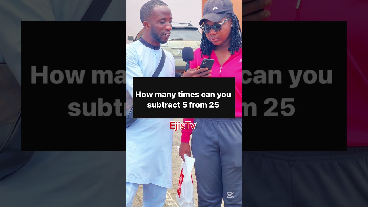 How many times can you substrate 5 from 25 #shortvideo #viral #fypyoutube #yutubeshorts