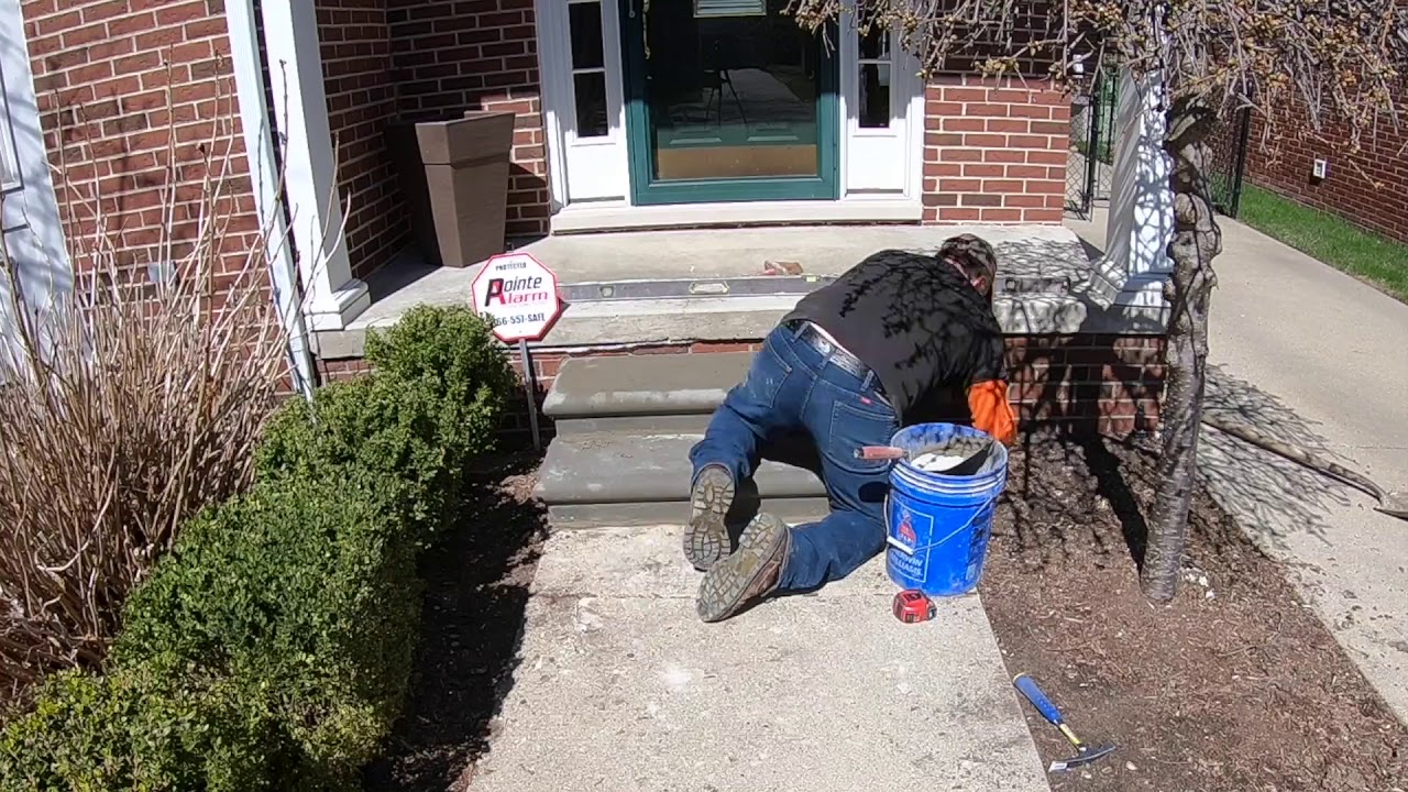 Red Baron Precast Steps Install