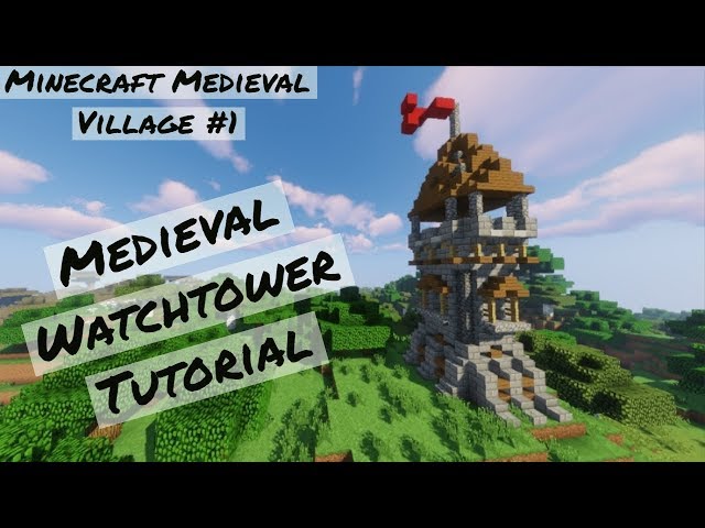 Medieval Watchtower Tutorial Minecraft Map