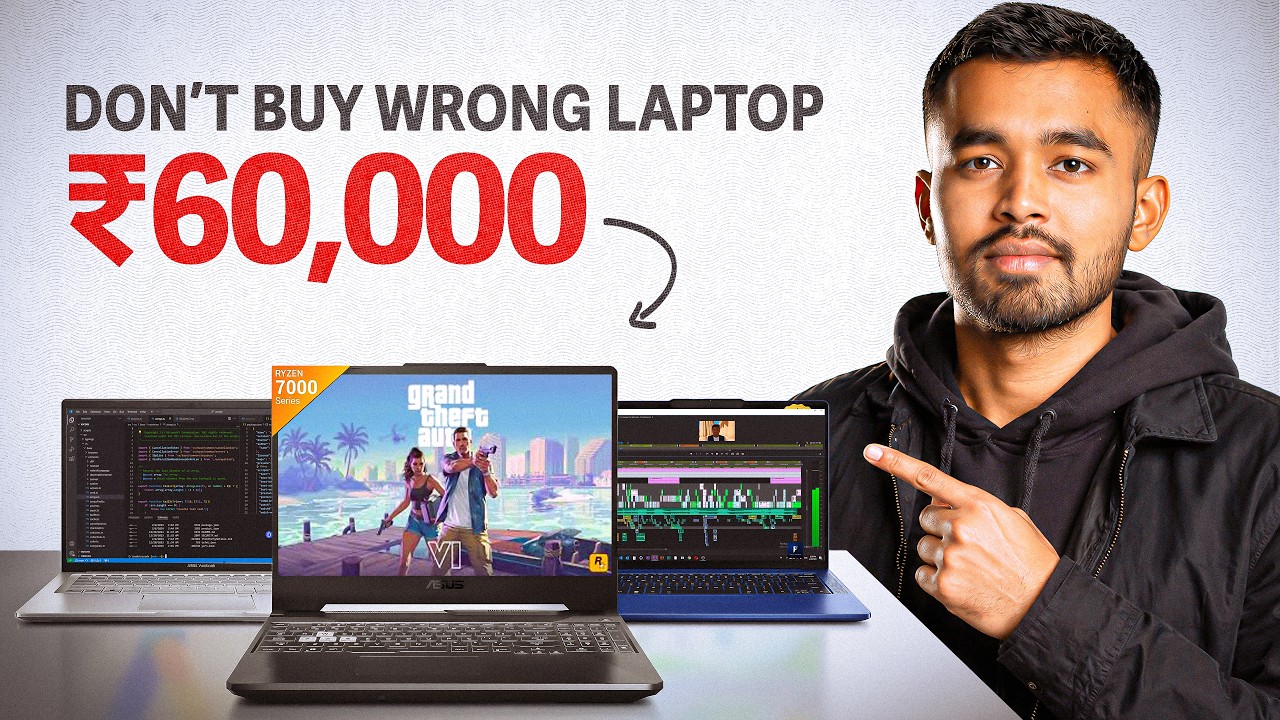 Best Laptop Under 60000 in 2026 🔥 TOP 5 Laptops for Students, Coding & Gaming under 60000 - 70000