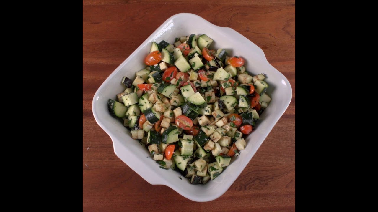 Tomato Eggplant Zucchini Bake
