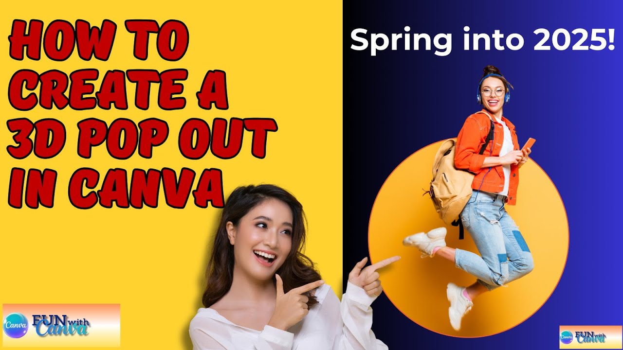 Master the 3D Pop Out Effect in Canva | Step-by-Step Canva Tutorial