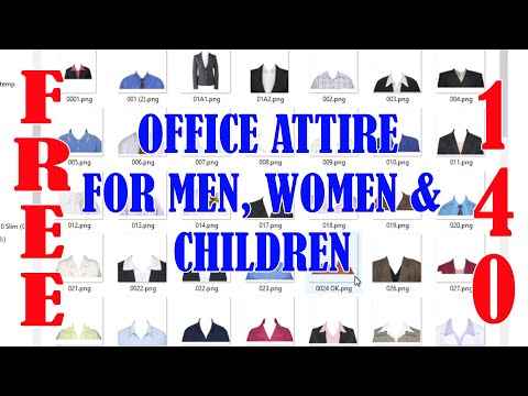 FREE FORMAL OFFICE ATTIRE FOR MEN AND WOMEN