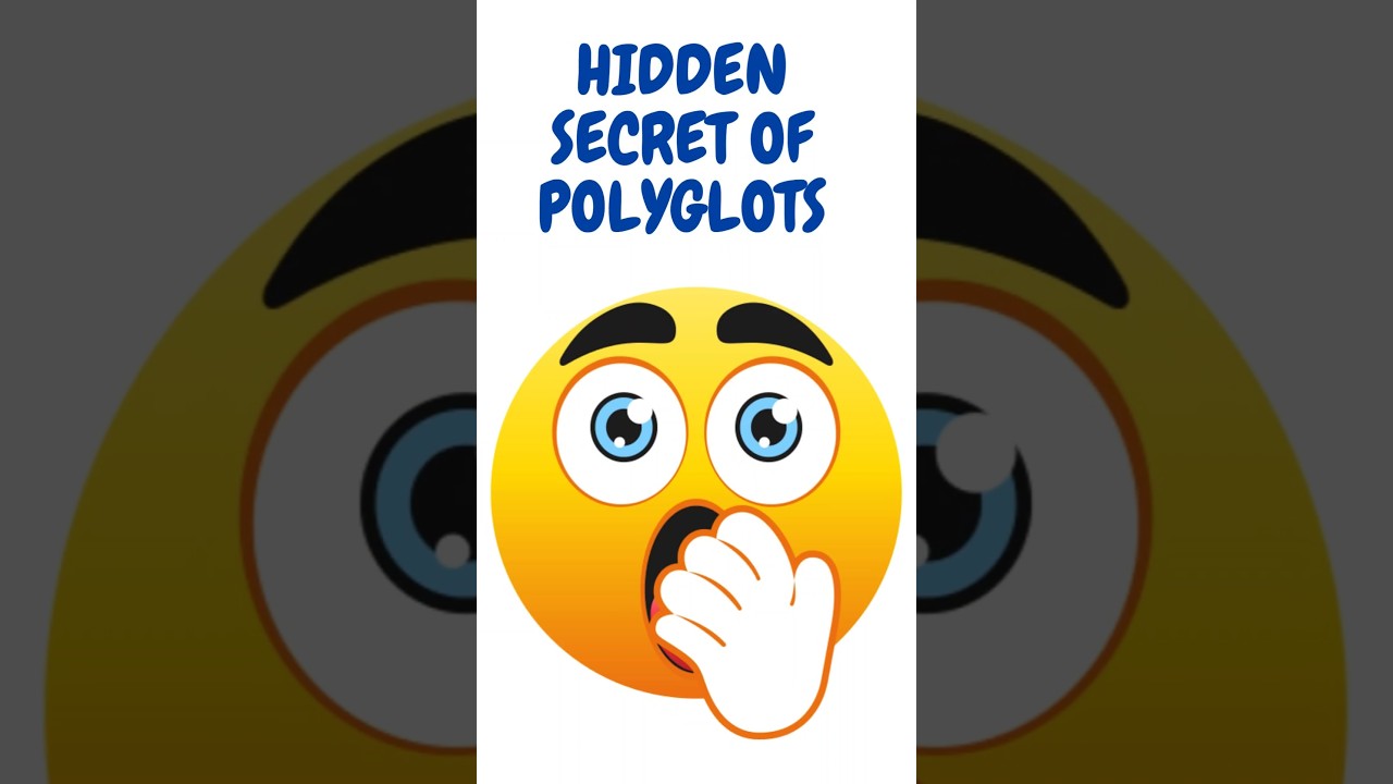 LANGUAGE LEARNING secret of Polyglots 🔒#shorts