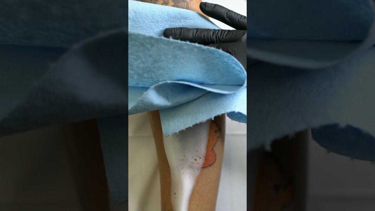 Glitter Care Bear tattoo reveal #carebears #shorts #tattoos