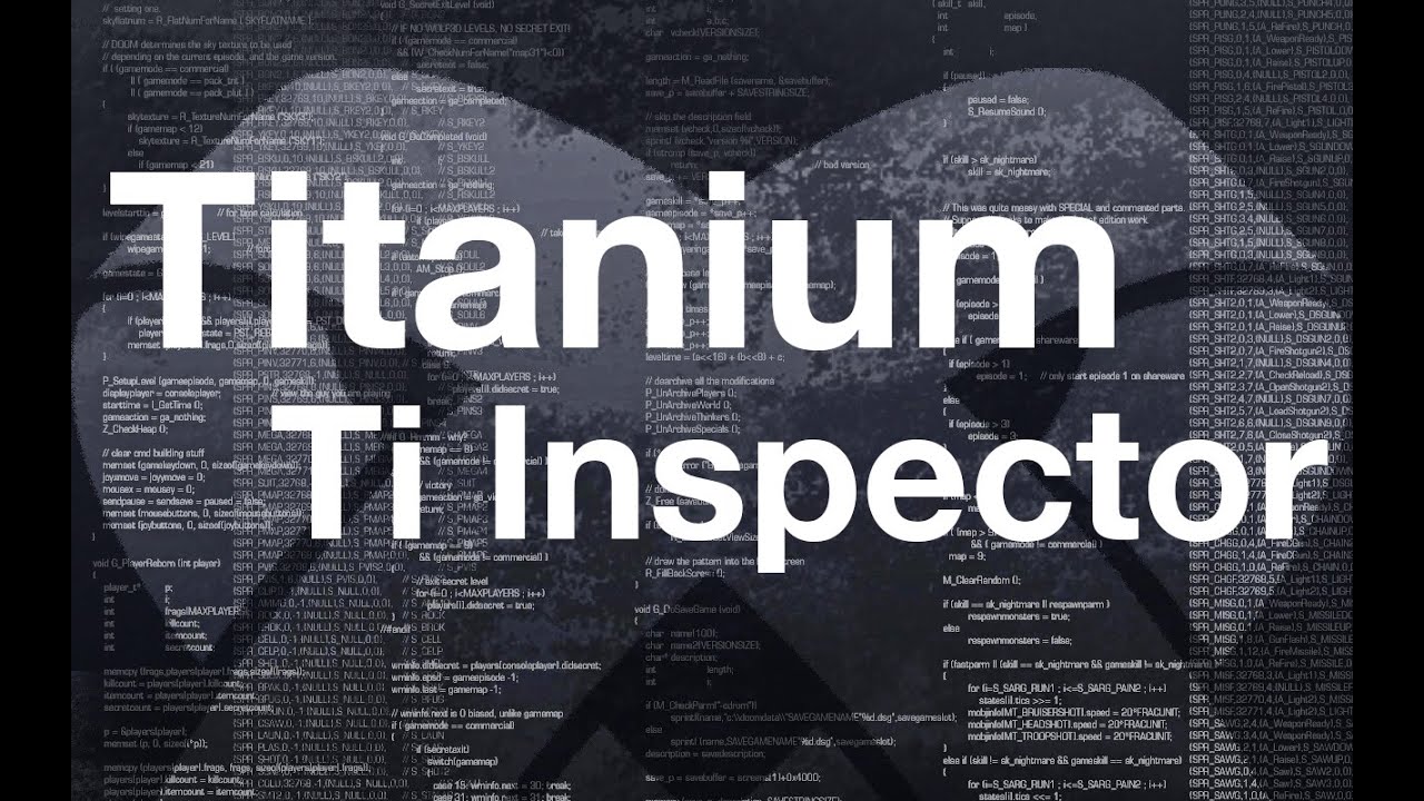 Titanium: Ti Inspector Tutorial (Debugging)