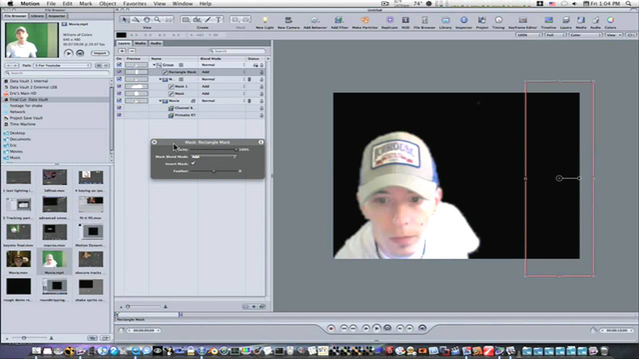 Motion 3 Tutorial: Tracking Roto Shapes in Motion