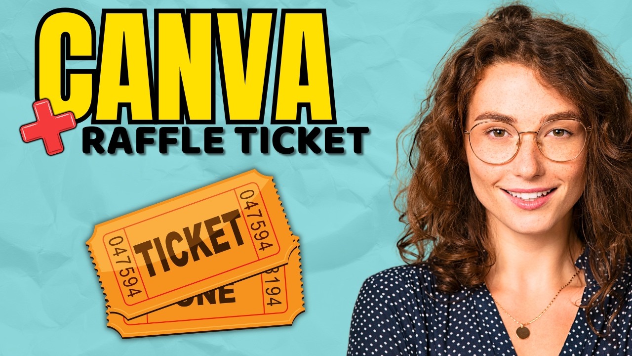 How to Create Raffle Ticket in Canva — Huge Time Saver