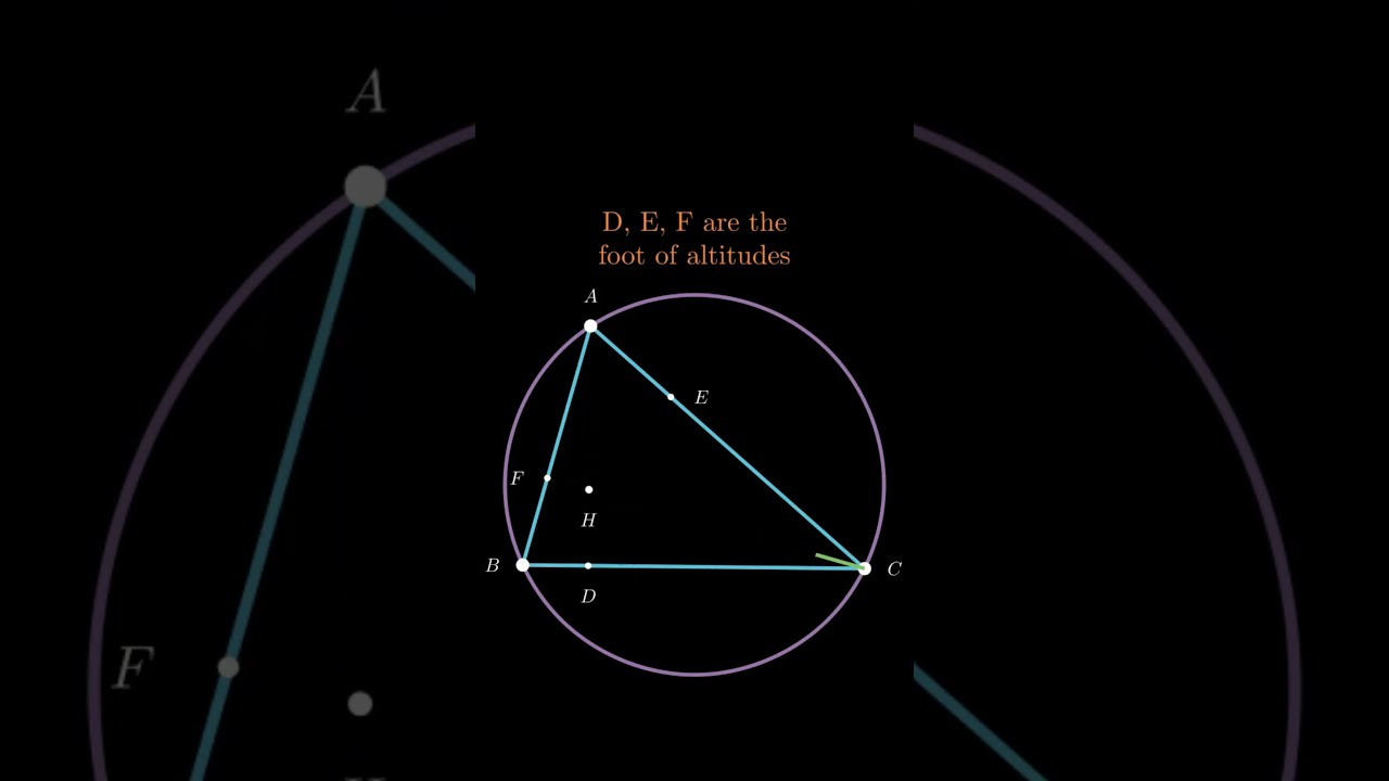 The Hidden Circle in every triangle | Euler Circle