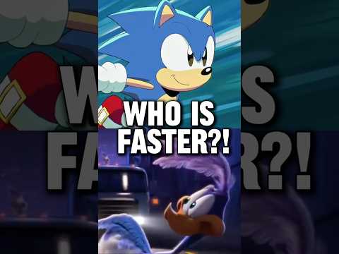 Sonic The Hedgehog VS The Roadrunner- WHO IS FASTER? #sonicthehedgehog #sonic #cartoon #animation