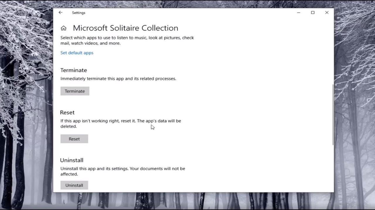 Microsoft Solitaire Collection Won't Open in Windows 10 FIX