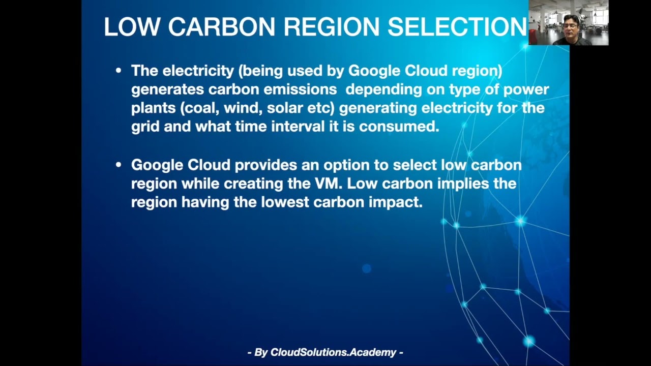 22 What is Low Carbon Google Cloud VM Region