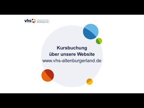 Einen Kurs online buchen: auf unserer Website www.vhs-altenburgerland.de