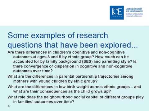 Longitudinal Perspective for ethnicity research by Professor Lucinda Platt