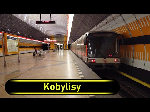 Metro Station Kobylisy - Prague 🇨🇿 - Walkthrough 🚶