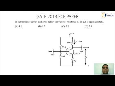 Analog Circuits GATE - BJT Numericals Session 4 - Bipolar Junction ...
