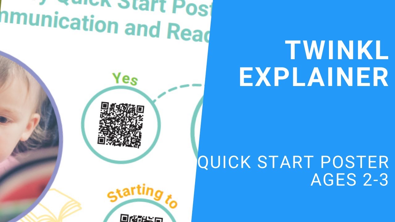 Early Literacy Quick Start Poster Ages 2-3