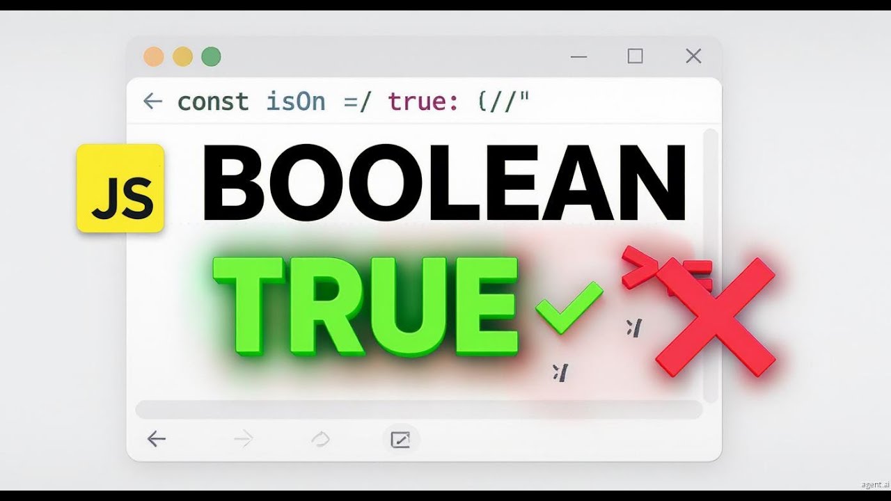 JavaScript Boolean Data Type Explained | true & false in JavaScript