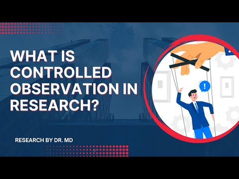 What is controlled observation in research?