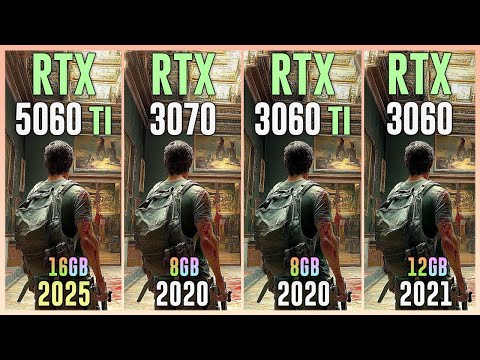 RTX 5060 Ti 16Gb vs RTX 3070 vs RTX 3060 Ti vs RTX 3060 - Test In 20 Games