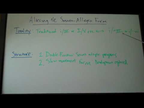 Altering Sonata-Allegro Form